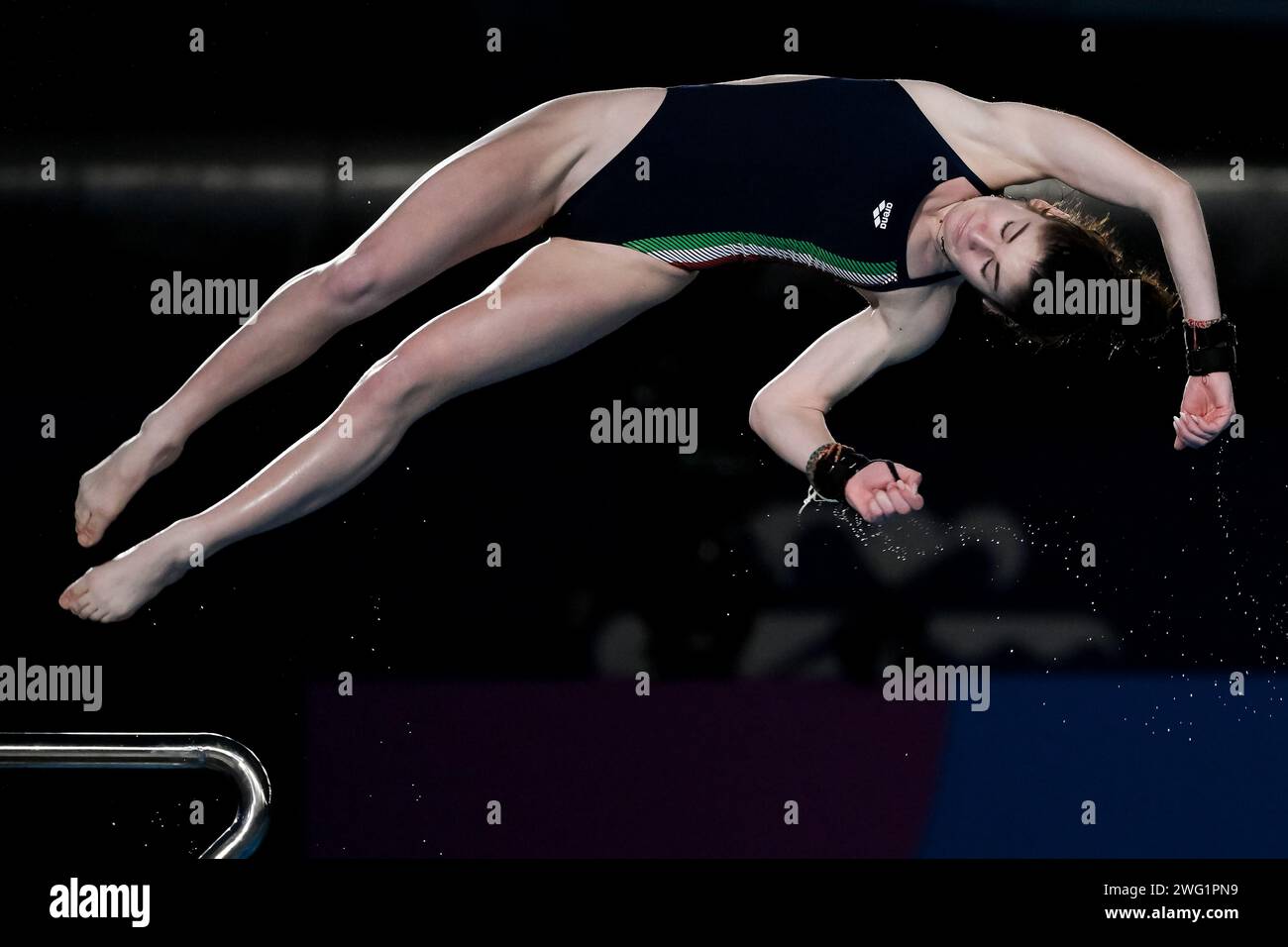 Doha, Qatar. 02nd Feb, 2024. Irene Pesce of Italy competes in the ...