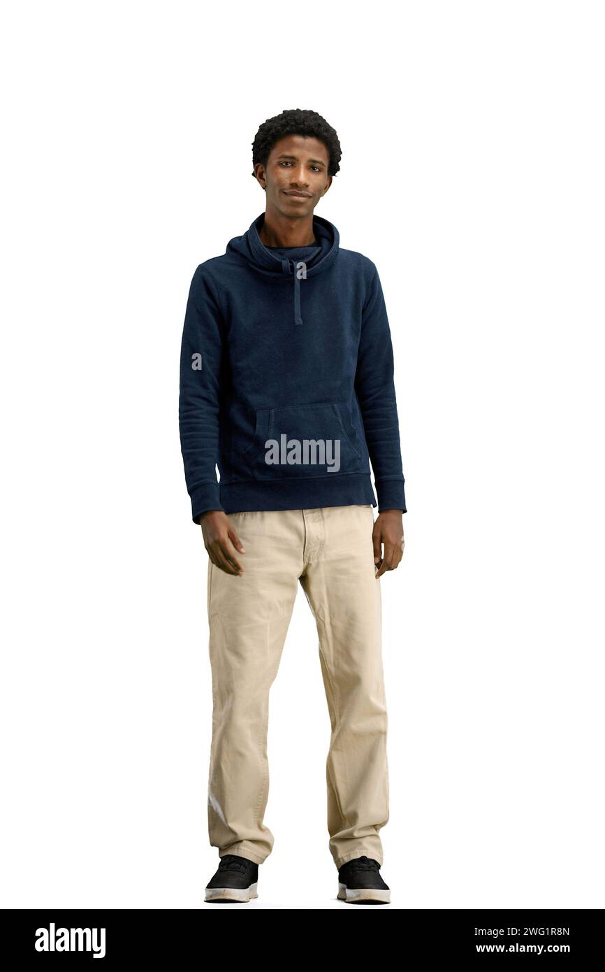 Man, full-length, on a white background Stock Photo - Alamy