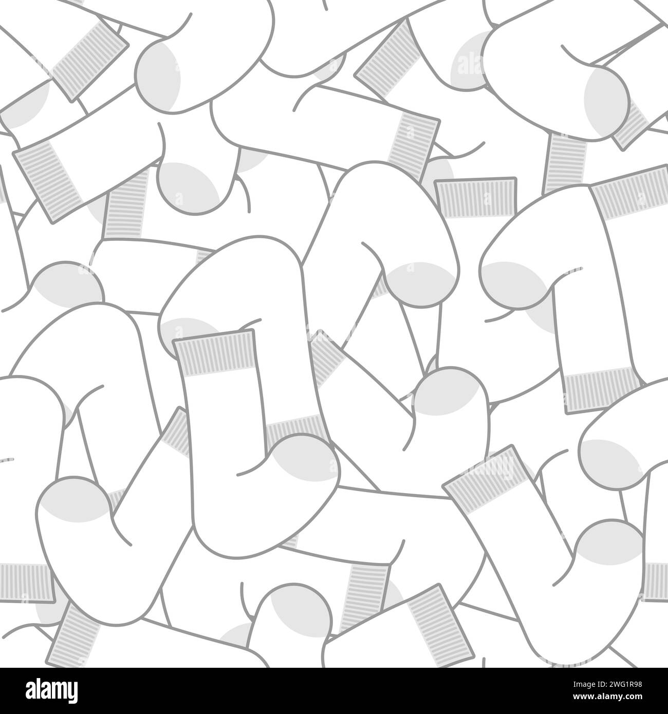 Warm knitted woolen socks Stock Vector Images - Alamy