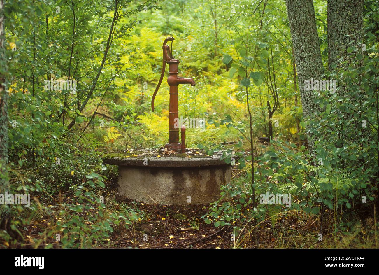 Well water handpump hi-res stock photography and images - Alamy