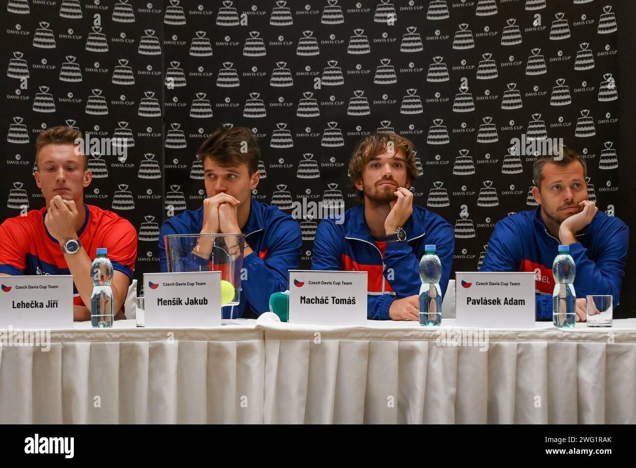 Vendryne, Czech Republic. 02nd Feb, 2024. (L-R) Czech team Jiri Lehecka ...