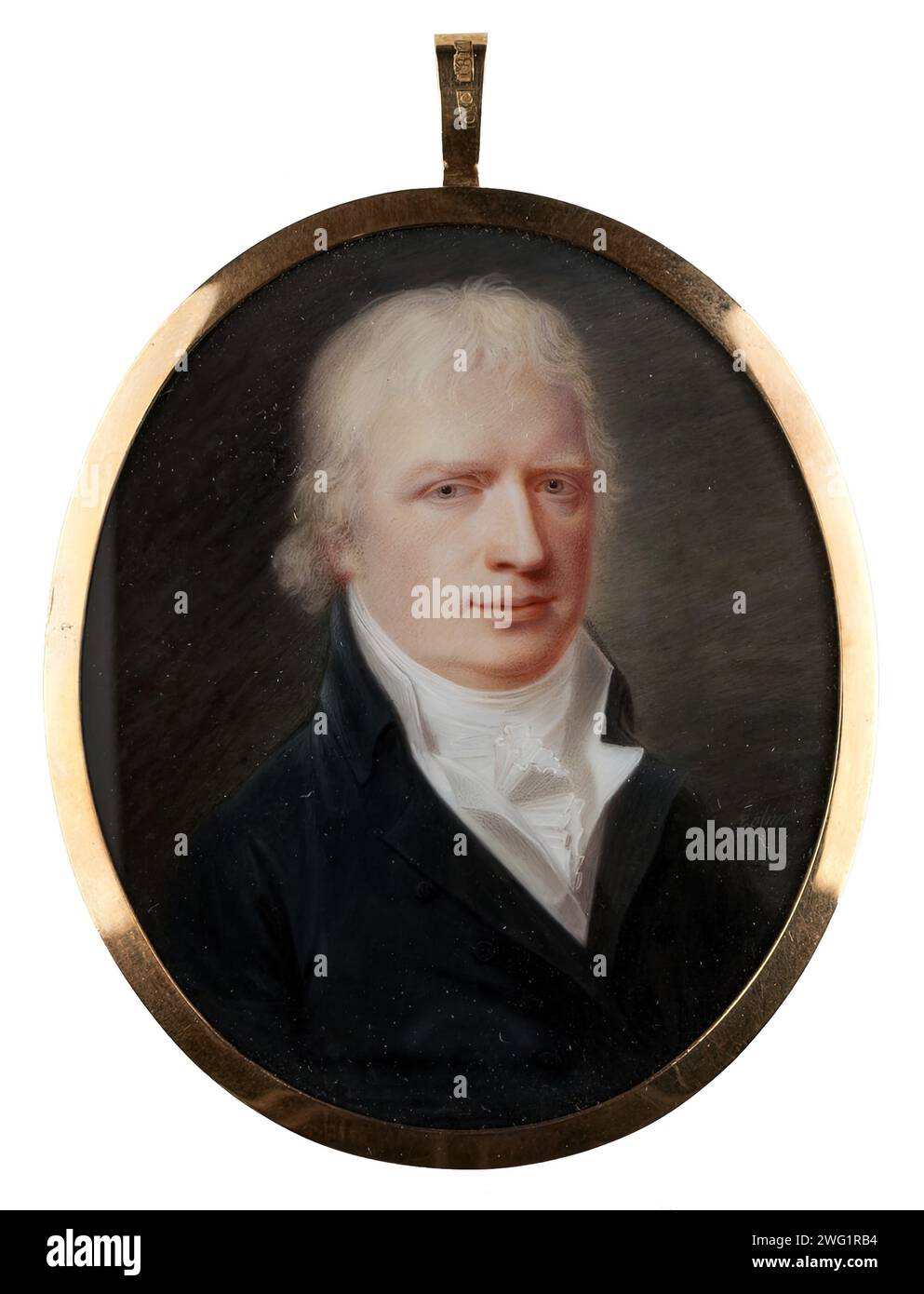 Miniature portrait painting Cut Out Stock Images & Pictures - Alamy