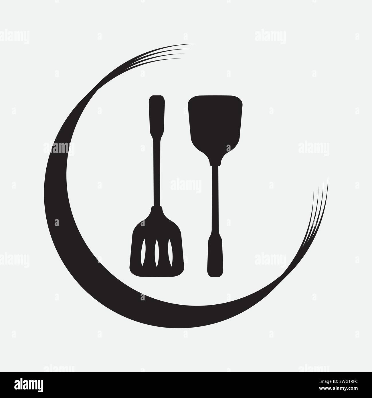 Vector logo concept illustration about cooking Stock Vector Image & Art ...