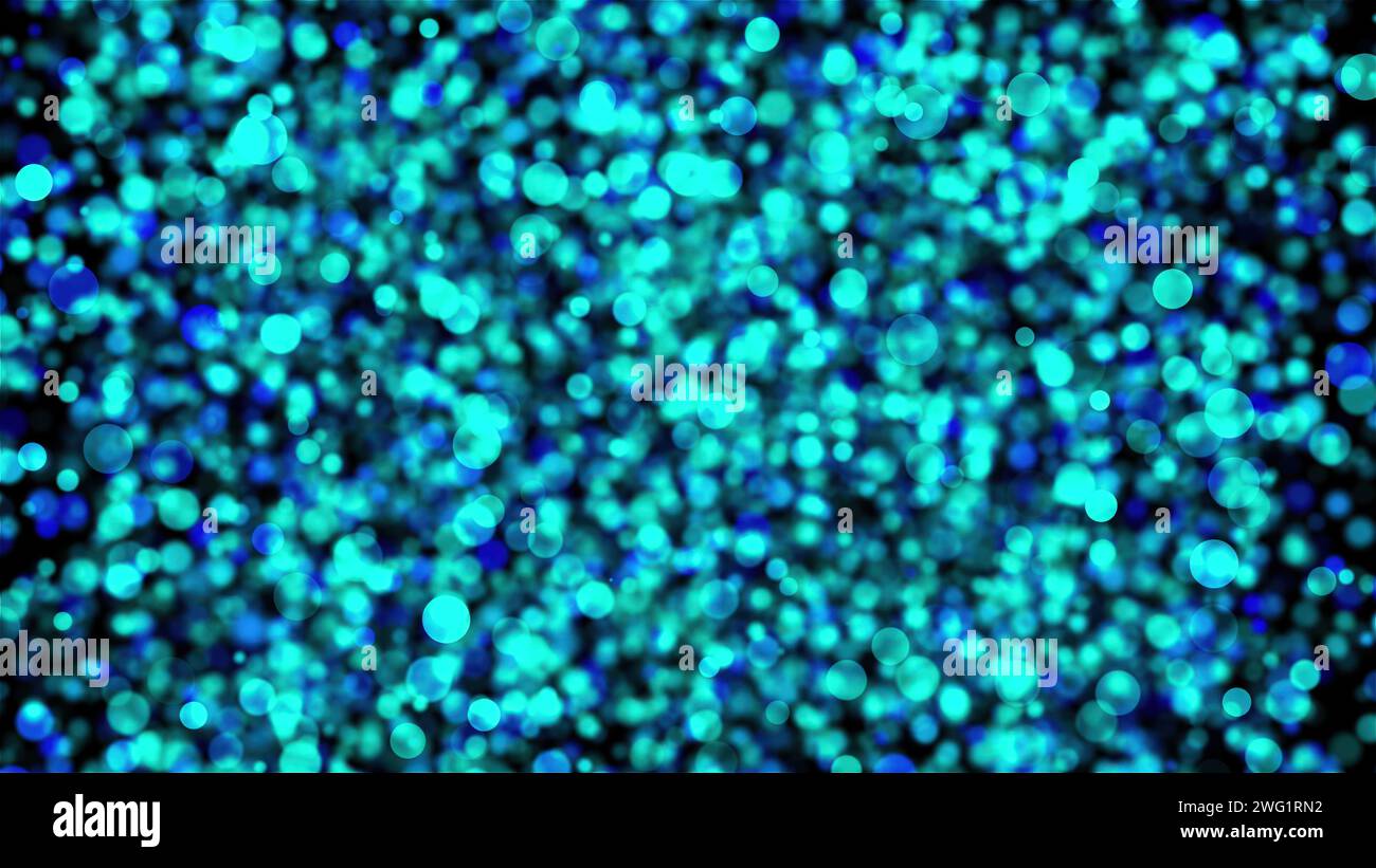 Abstract blue particles. Computer generated 3d render Stock Photo - Alamy