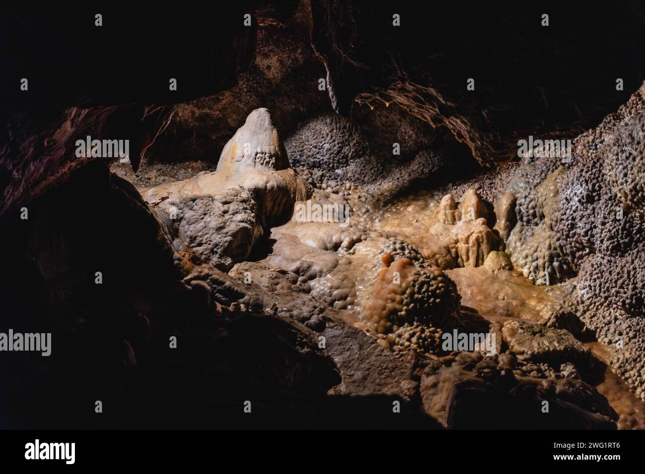 Unique calcite formations in Jewel Cave National Monument called ...