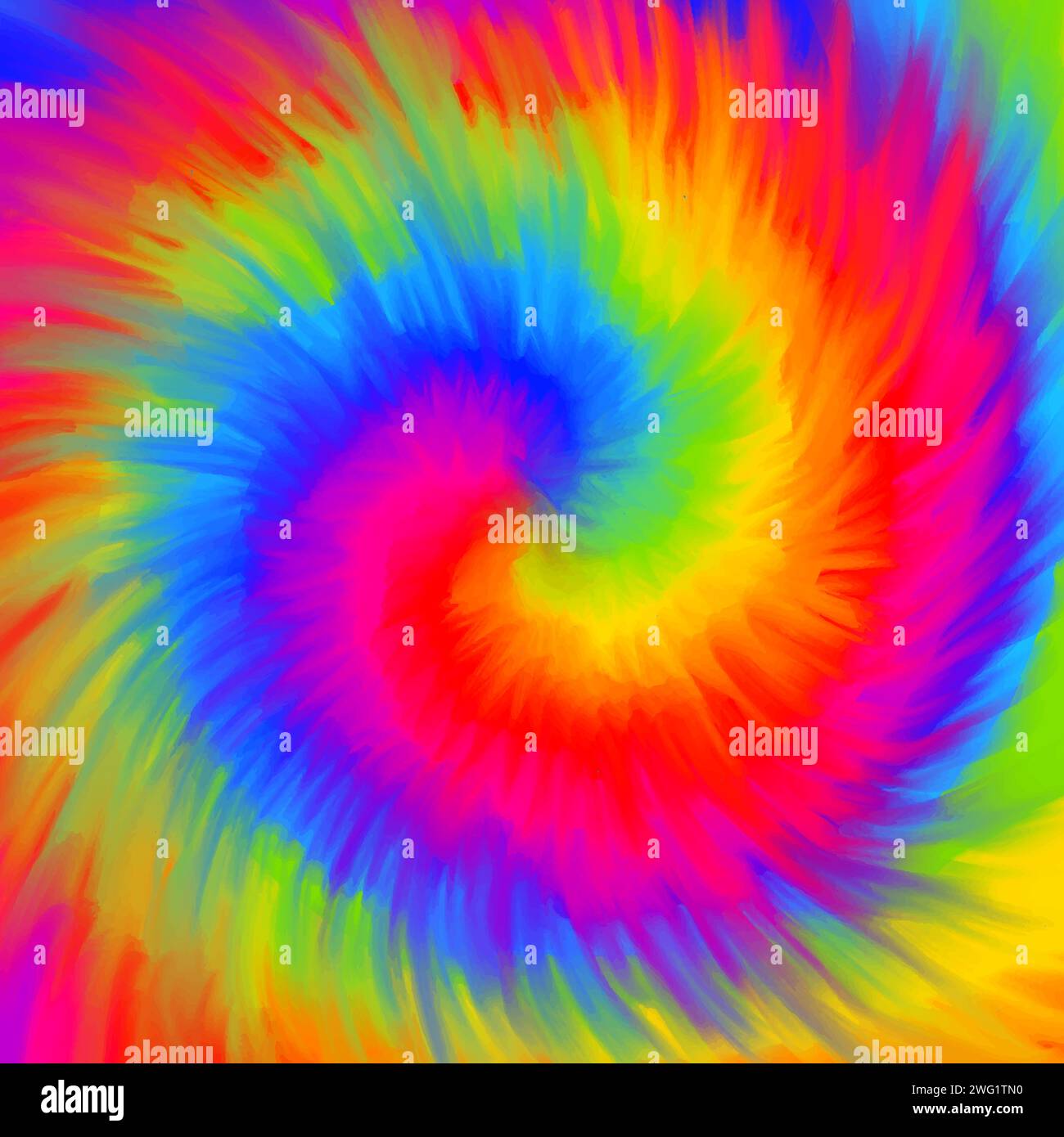 hand painted rainbow coloured swirl tie dye background Stock Vector ...