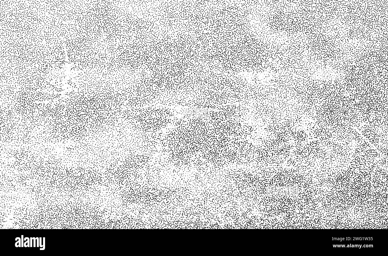 Dotwork grunge pattern background. Black noise stipple dots. Dotted ...