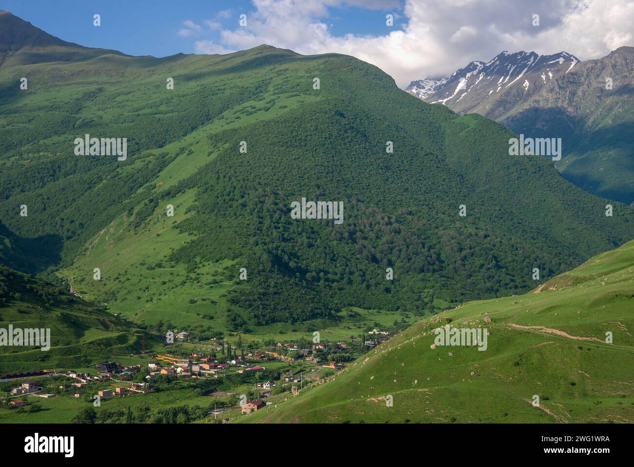 In the mountains of North Ossetia Stock Photo - Alamy
