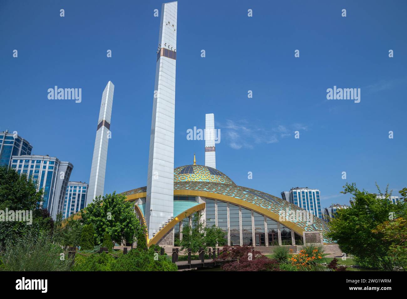 ARGUN, RUSSIA - JUNE 14, 2023: Mother's Heart Mosque. Argun, Chechen ...
