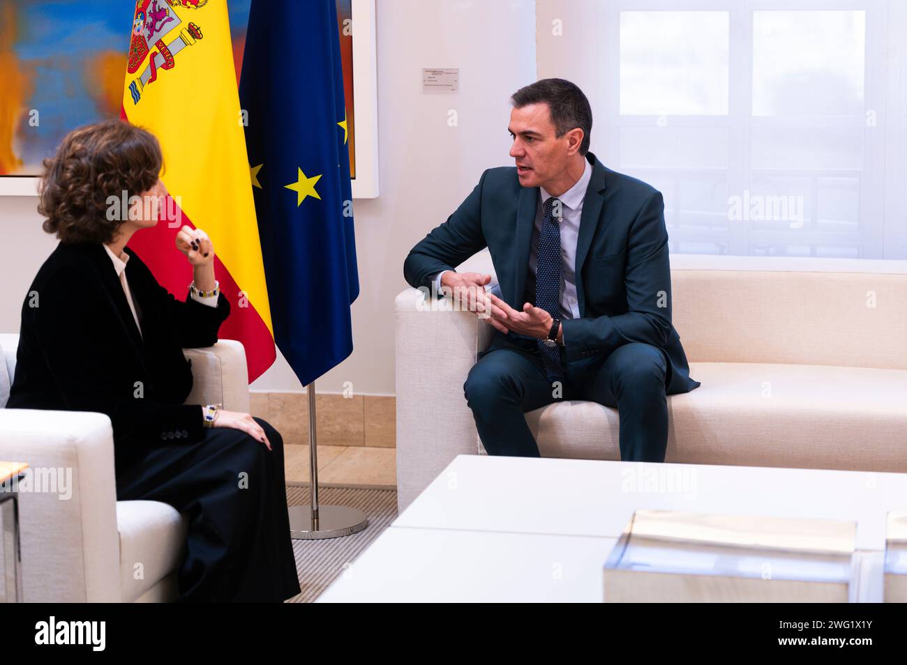 Madrid, Spain. 02nd Feb, 2024. Director-General of UNESCO Audrey ...