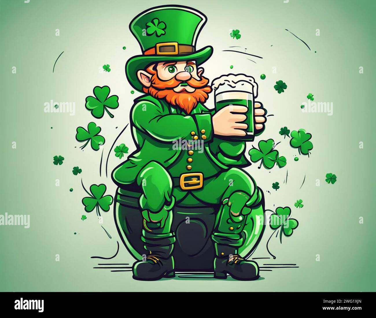 Irish top hat beer hi-res stock photography and images - Alamy