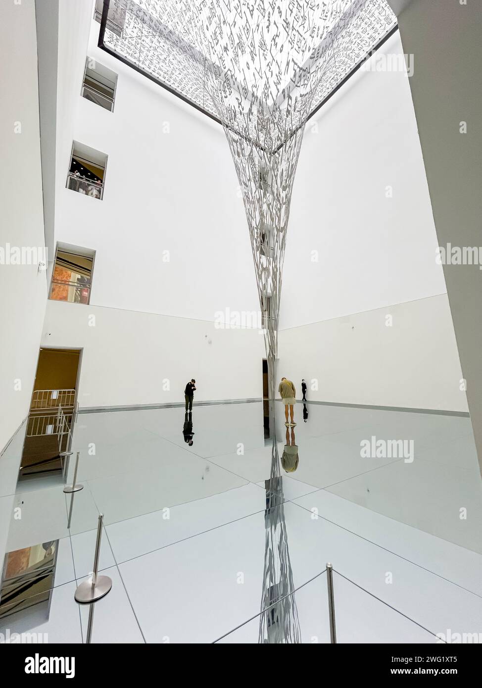 Shanghai, China, Inside Art Gallery Exhibit, City Center, Modern ...