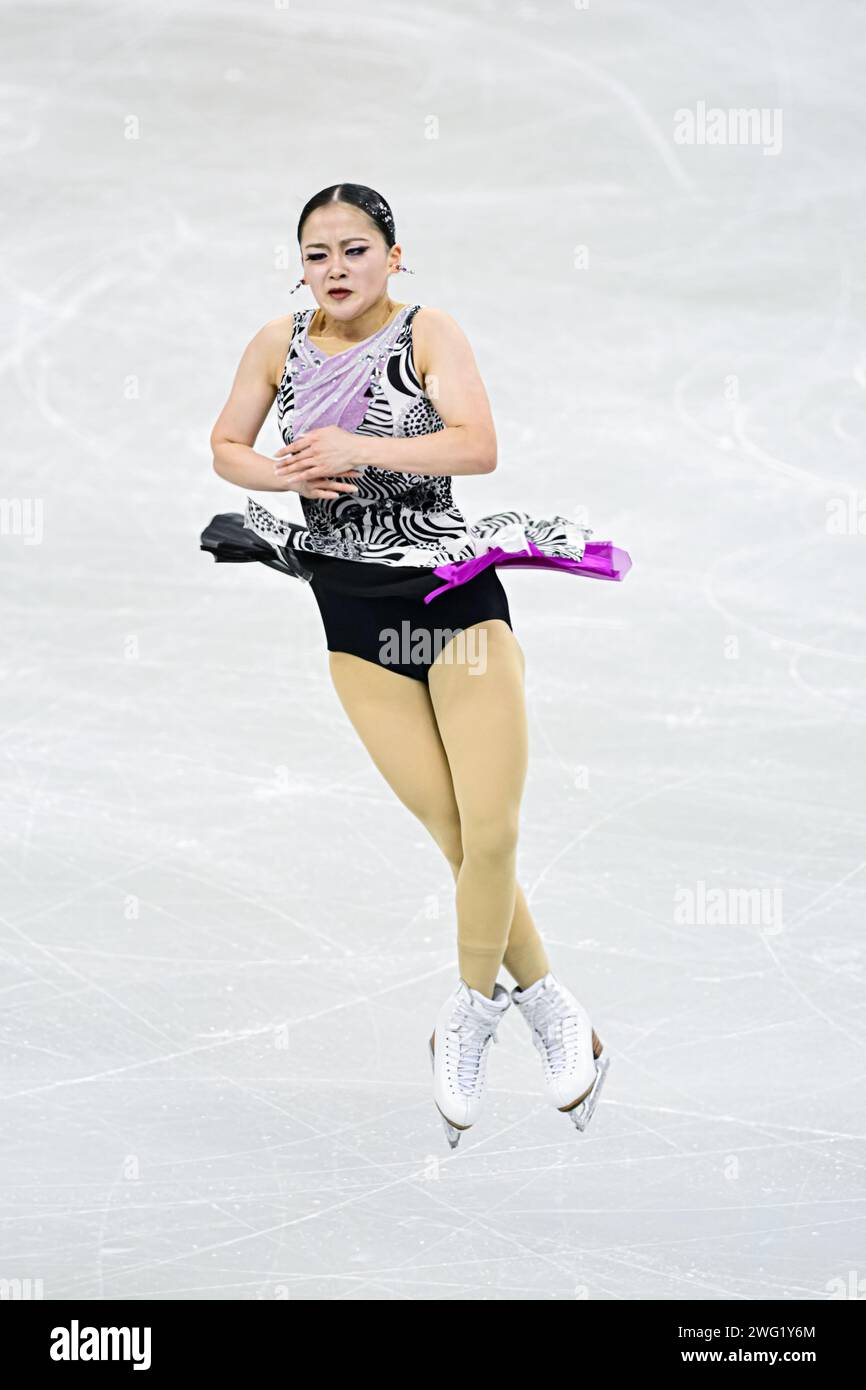 Rinka WATANABE (JPN), during Women Free Skating, at the ISU Four ...