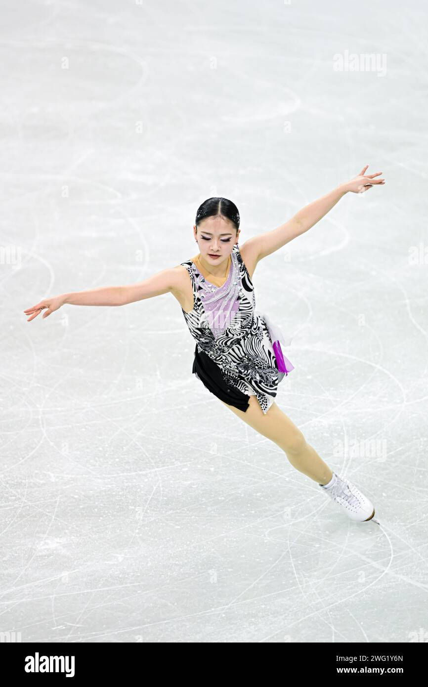 Rinka WATANABE (JPN), during Women Free Skating, at the ISU Four ...