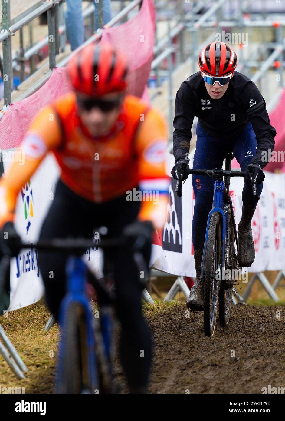 TABOR - 02/02/2024, Pim Ronhaar (r) and Lars van der Haar during ...