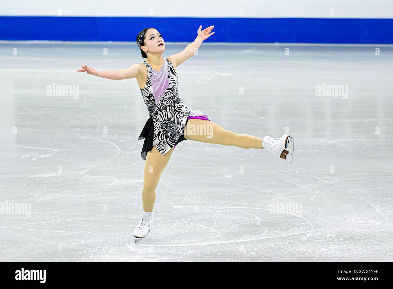 Rinka WATANABE (JPN), during Women Free Skating, at the ISU Four ...