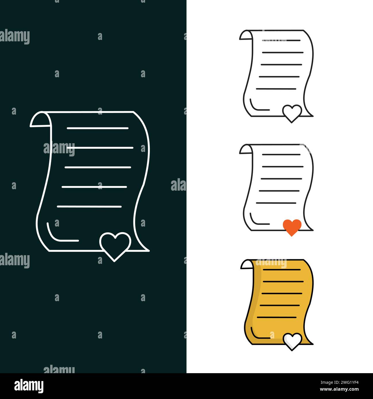 Marriage certificate official document Stock Vector Images - Alamy