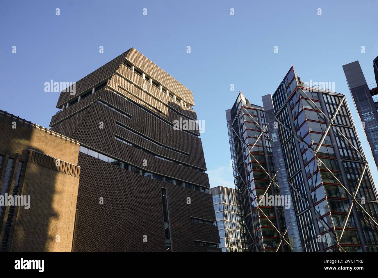 A view of the viewing gallery at the Tate Modern art gallery in south ...