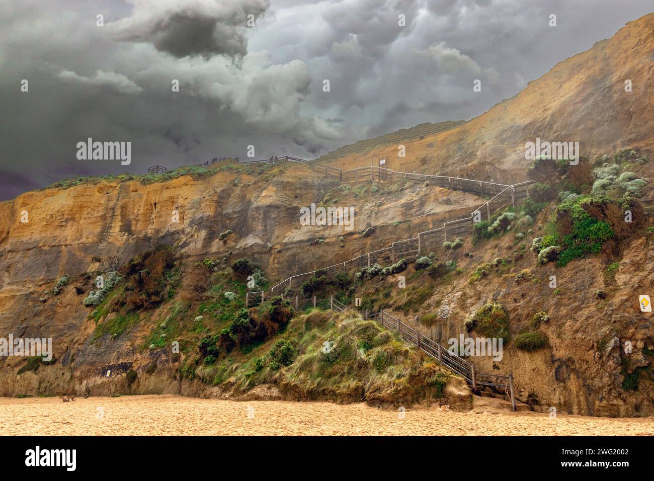 The Gibson Steps in Port Campbell National Park, Victoria, Australia ...