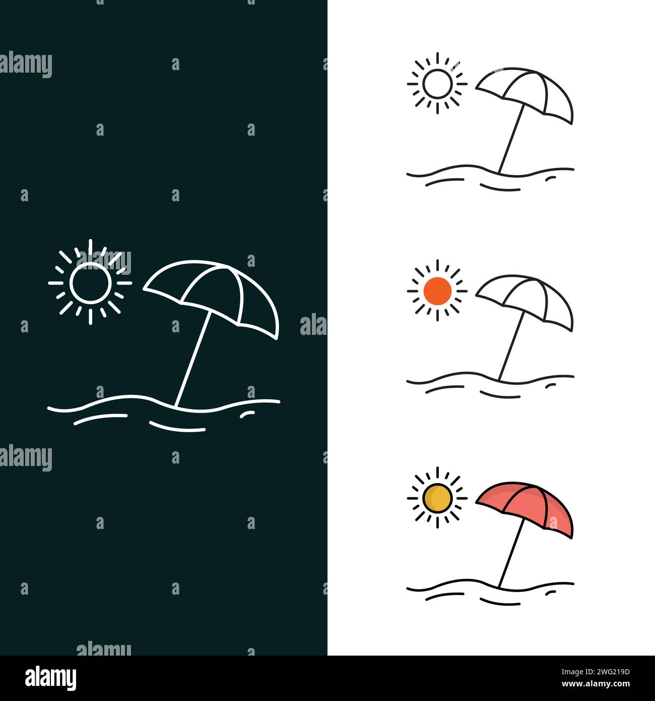 Shoreline vector vectors hi-res stock photography and images - Alamy