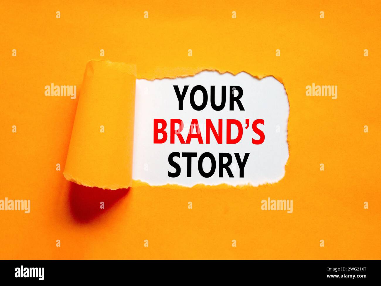 Branding and your brand story symbol. Concept words Your brands story ...