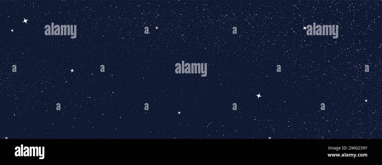 Night sky with stars pattern. Surreal universe background. Abstract ...
