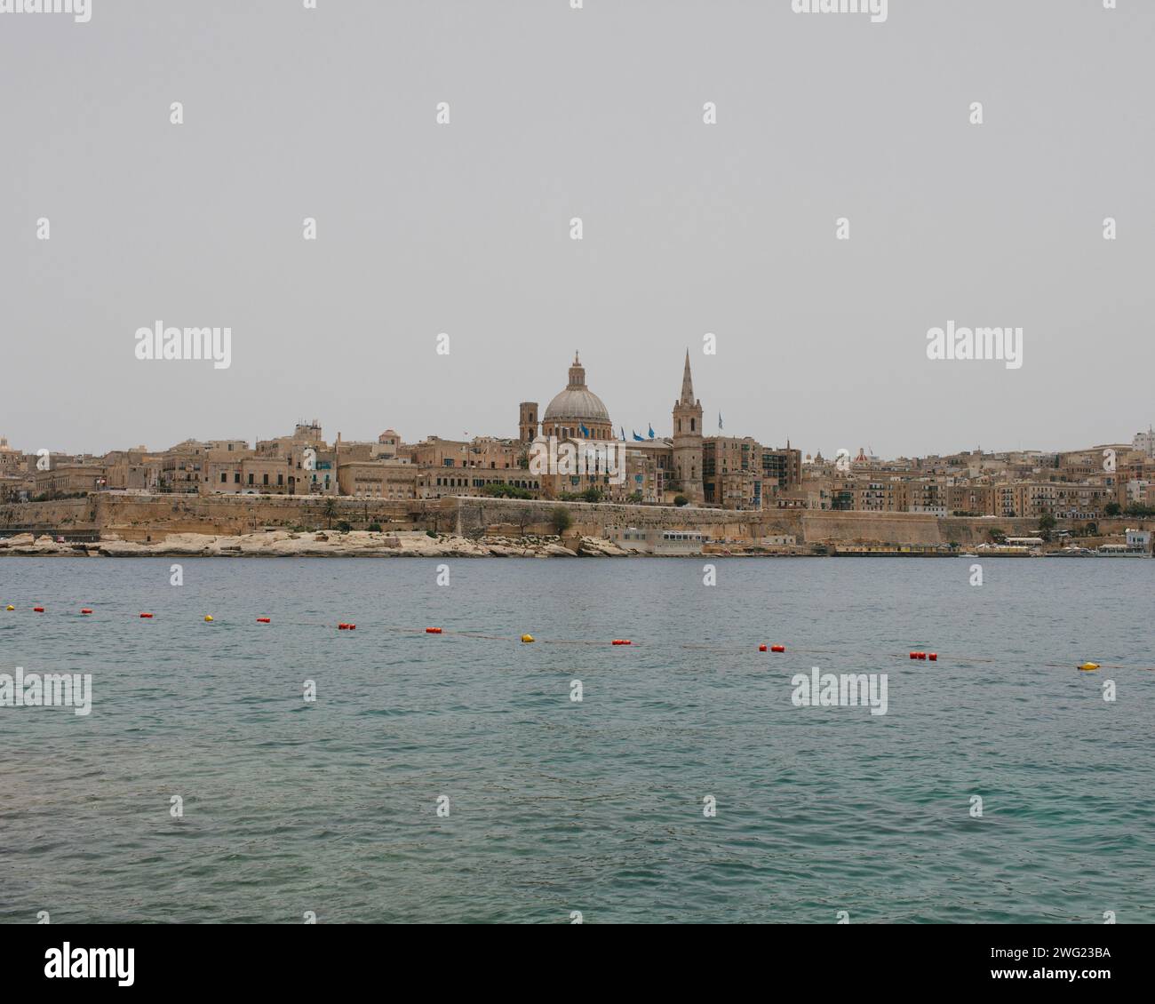 A view of Valetta taken from Tigne Point Stock Photo - Alamy