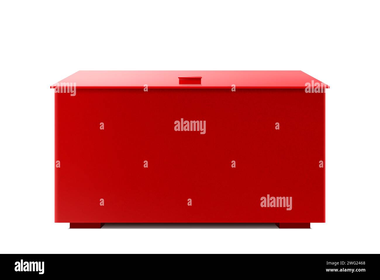 Fire sand box. Fire fighting equipment isolated on white background ...