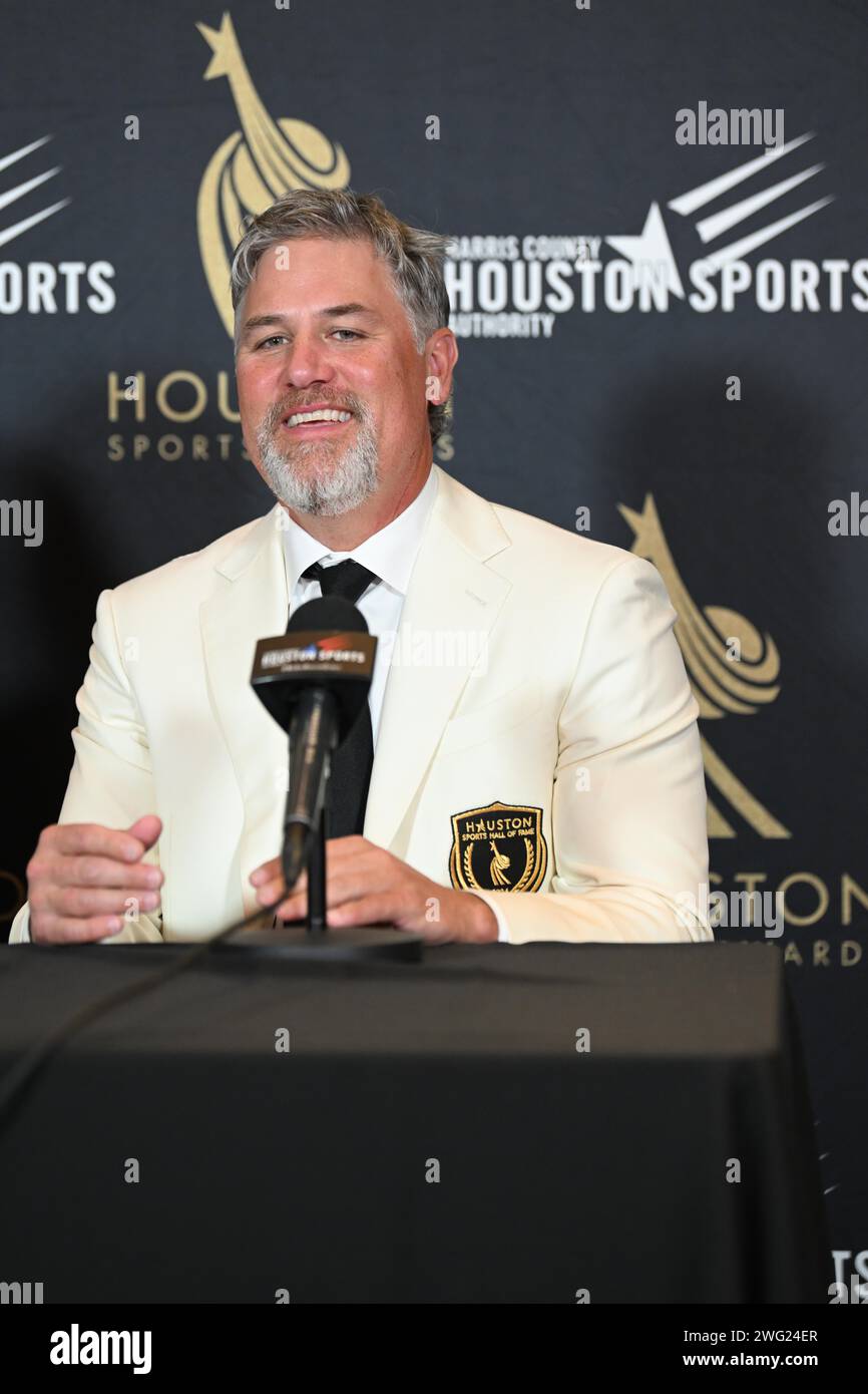 Houston, United States. 30th Jan, 2024. Former Houston Astros great ...