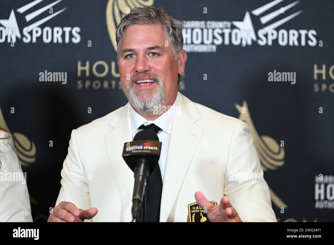 Houston, United States. 30th Jan, 2024. Former Houston Astros great ...