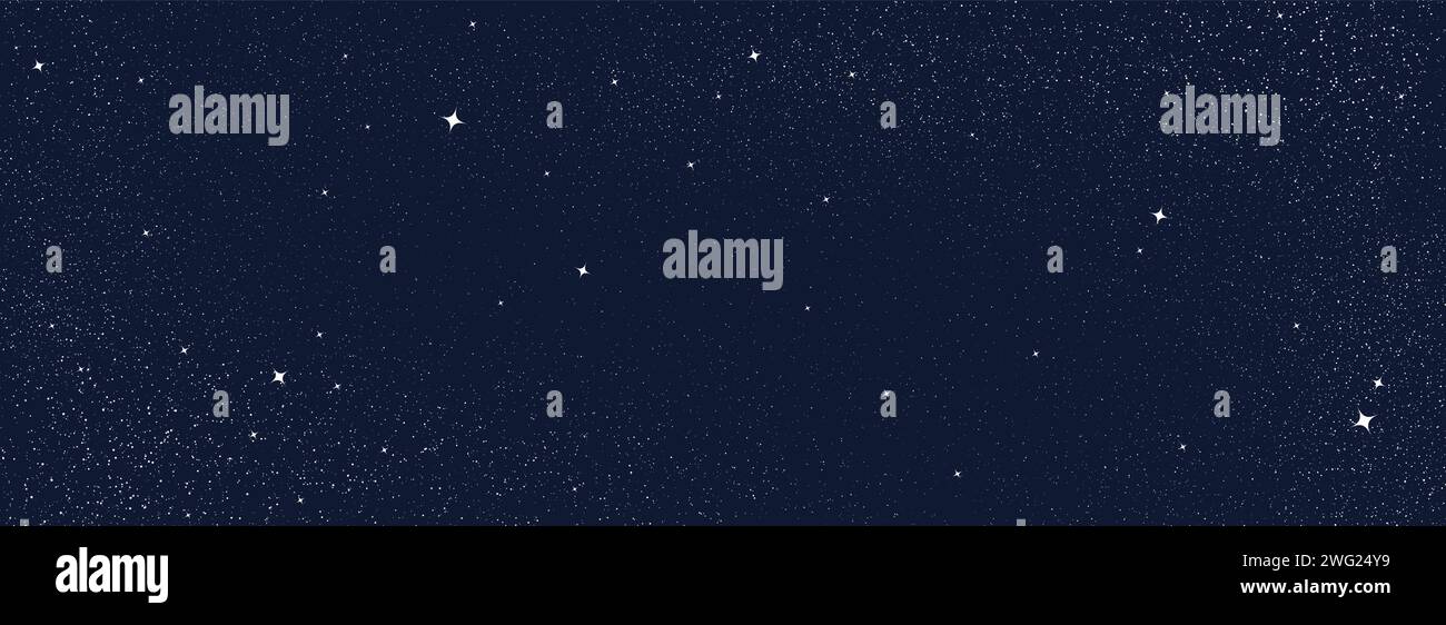 Night sky with stars pattern. Surreal universe background. Abstract ...