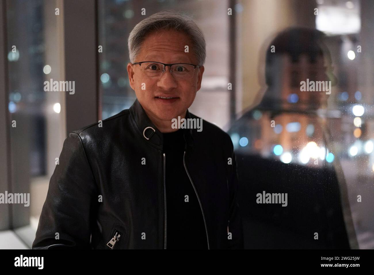Toronto, Canada. 01st Feb, 2024. Nvidia co-founder, President and CEO ...