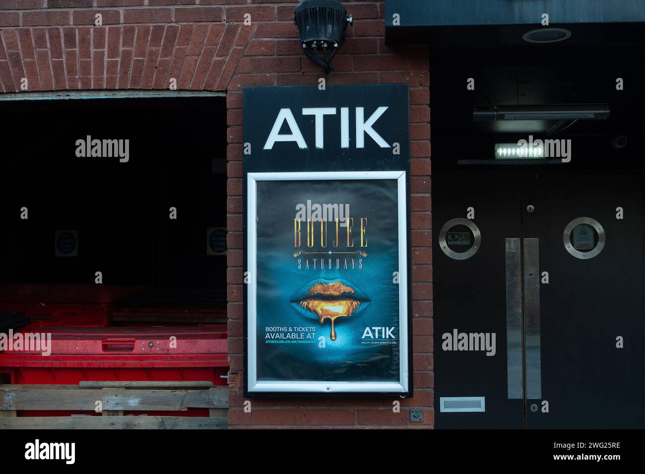 Windsor, UK. 2nd February, 2024. The Atik Nightclub in Windsor ...