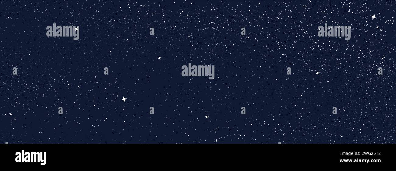 Night sky with stars pattern. Surreal universe background. Abstract ...