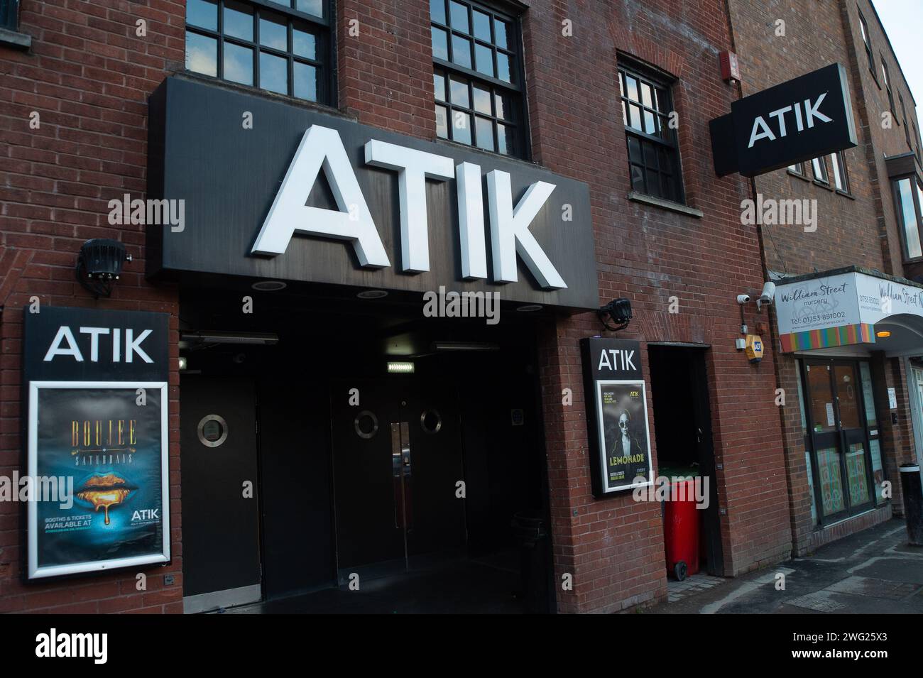 Windsor, UK. 2nd February, 2024. The Atik Nightclub in Windsor ...