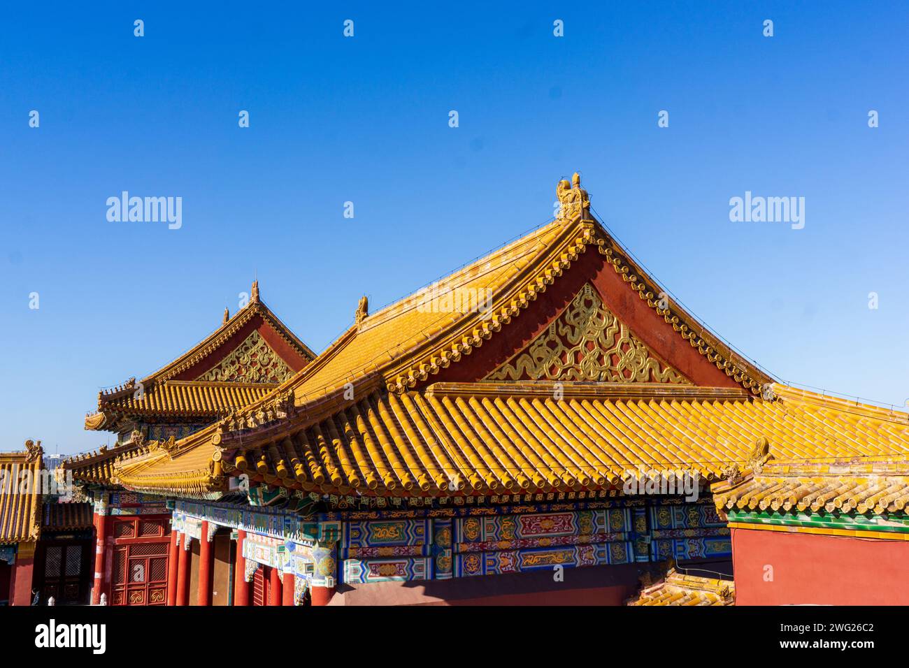 The forbidden city roof aerial hi-res stock photography and images - Alamy