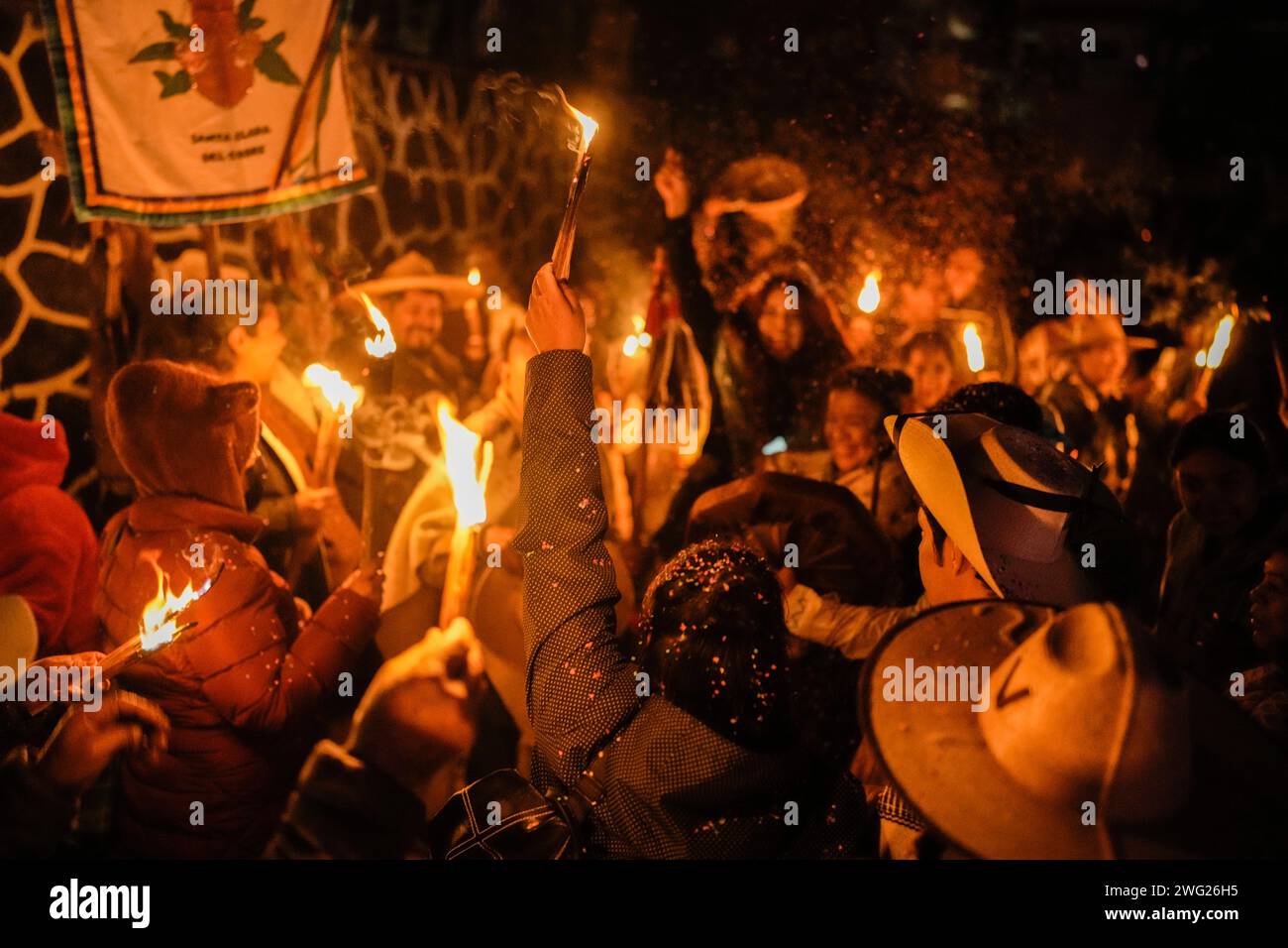 Purepecha Indigenous people hold a New Fire ceremony to mark the start ...