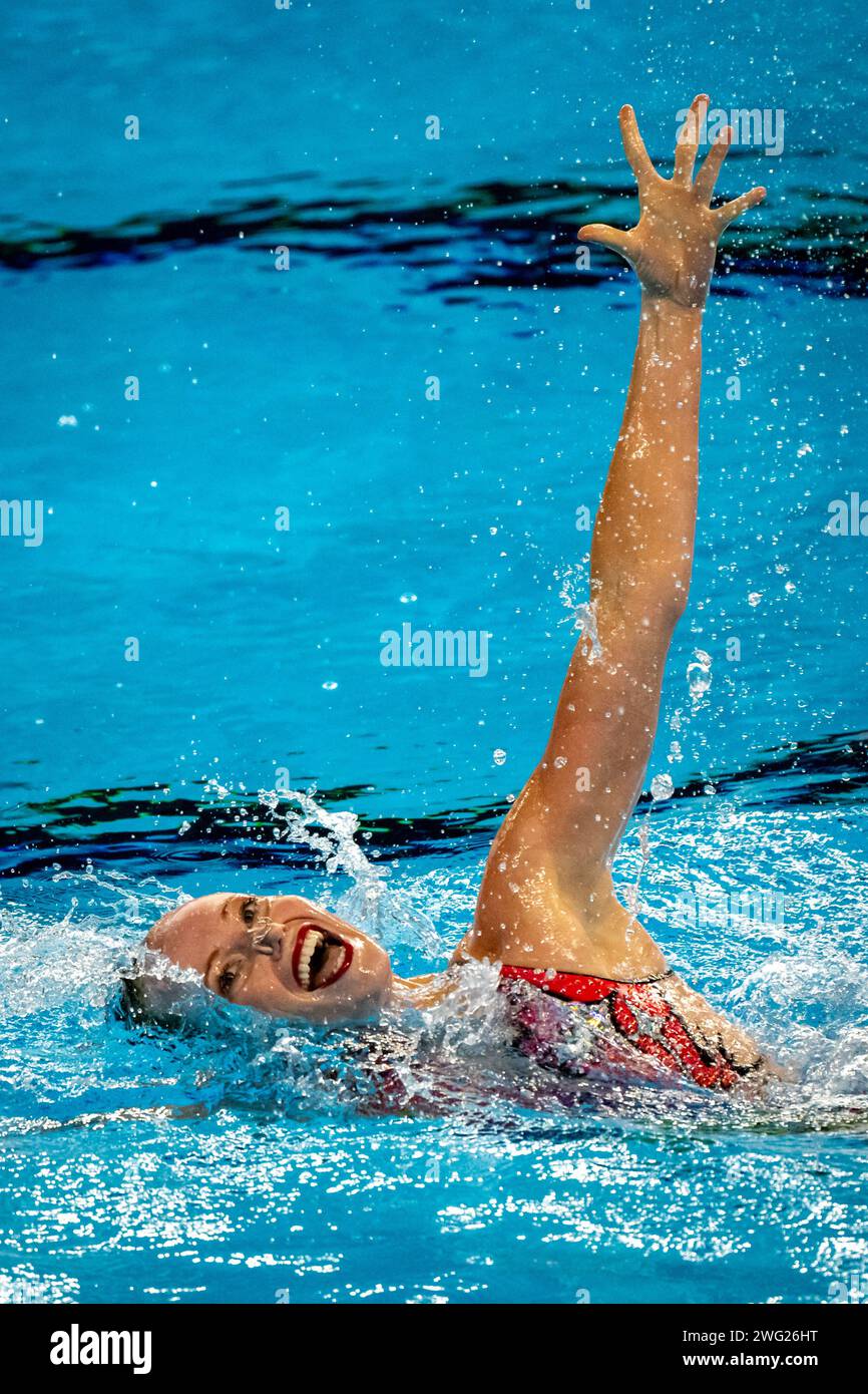 Doha, Qatar. 02nd Feb, 2024. Jacqueline Simoneau of Canada competes in ...
