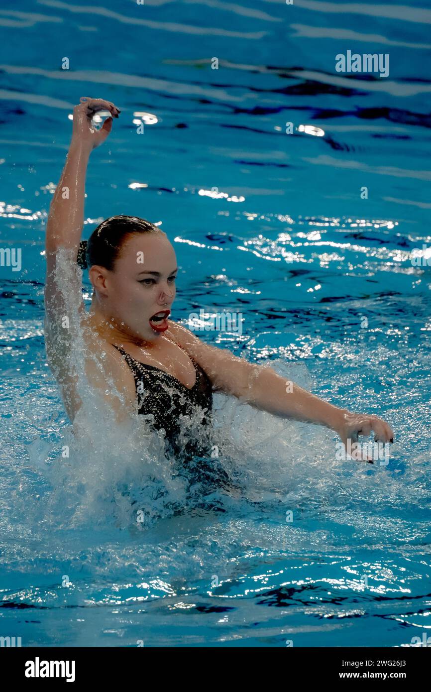 Doha, Qatar. 02nd Feb, 2024. Vasilina Khandoshka Neutral Independent ...