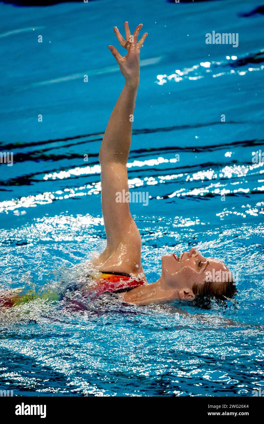 Doha, Qatar. 02nd Feb, 2024. Jacqueline Simoneau of Canada competes in ...