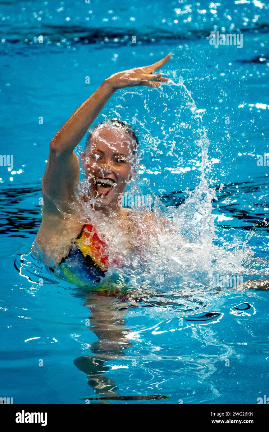 Doha, Qatar. 02nd Feb, 2024. Jacqueline Simoneau of Canada competes in ...