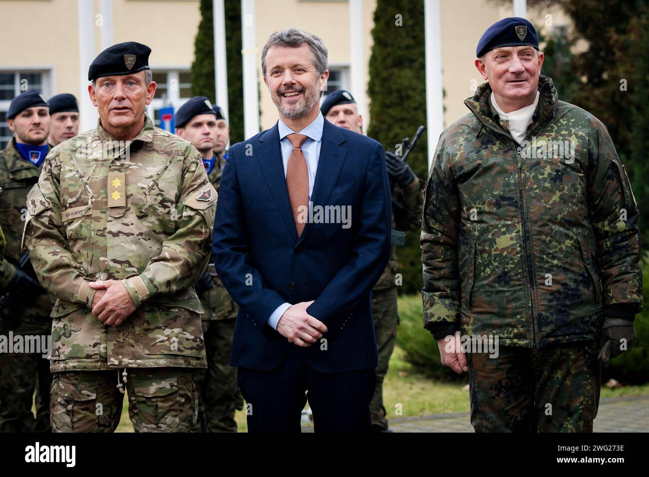 King Frederik X, Lieutenant General Jürgen-Joachim von Sandrart (right ...