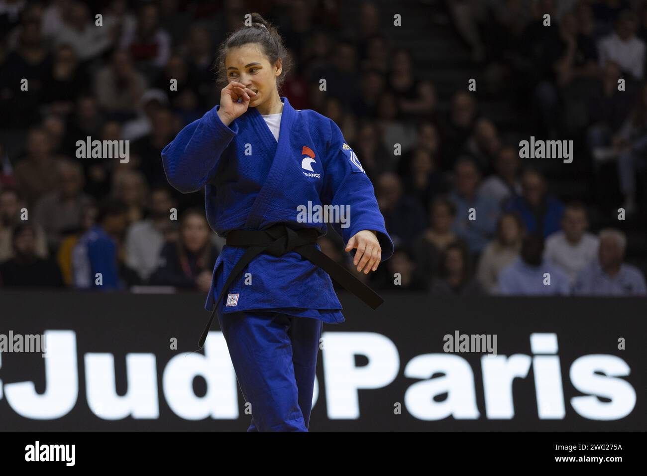 MOKDAR FAIZA (FRA) (PARIS SAINT GERMAIN JUDO 75) won against KLIMKAIT ...