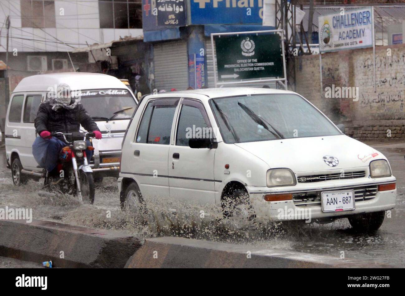 Commuters are facing difficulties in transportation due to stagnant ...