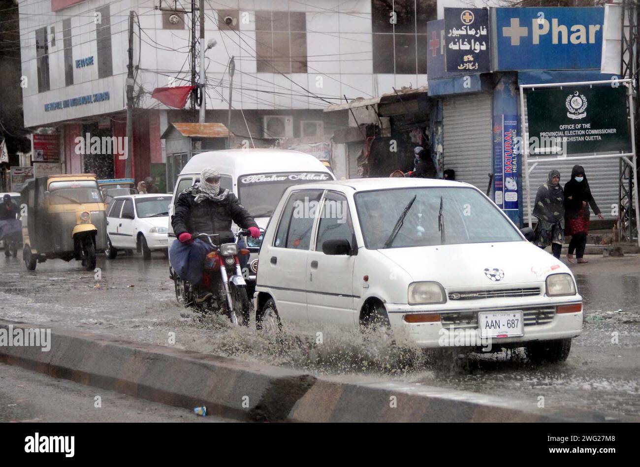 Commuters are facing difficulties in transportation due to stagnant ...