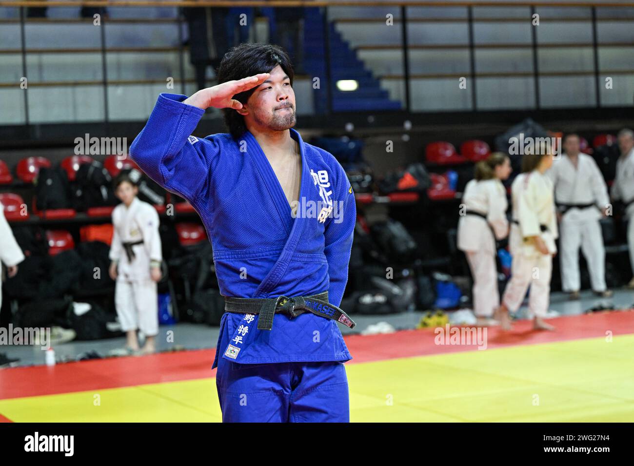 Paris, France. 01st Feb, 2024. Shohei Ono of Japan during the Training ...