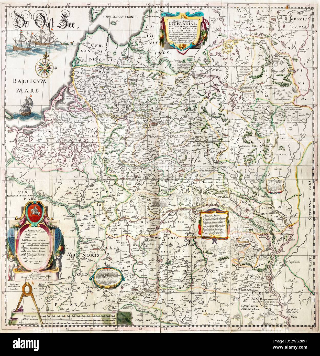 Magni Ducatus Lithuaniae Caeterarumque Regionum Illi Adjacentium, 1613 ...