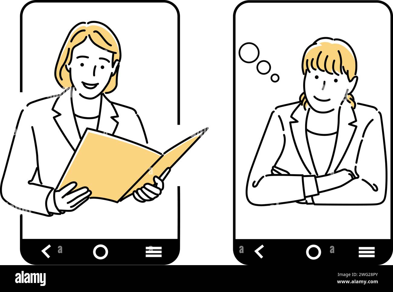 Young men phone call Stock Vector Images - Alamy