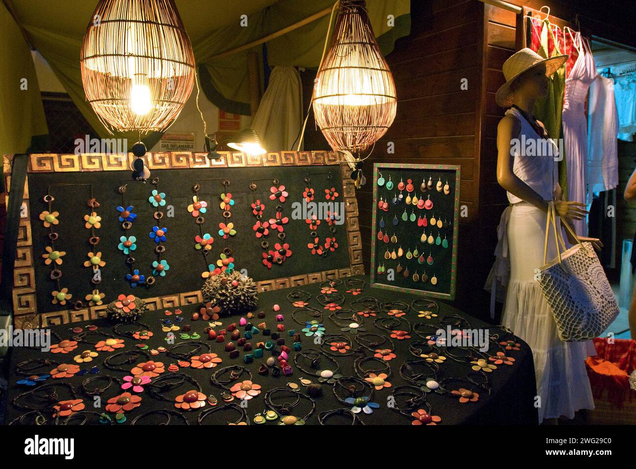 Las Dalias Hippy Market, Es Cana, Ibiza, Balearics, Spain Stock Photo ...