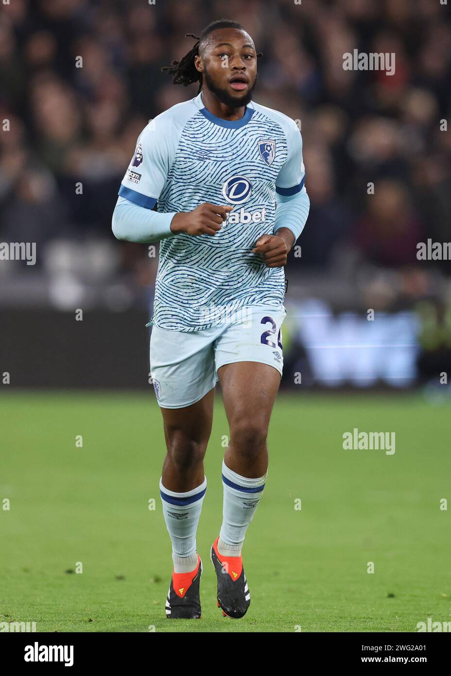 London, UK. 1st Feb, 2024. Antoine Semenyo of Bournemouth during the ...